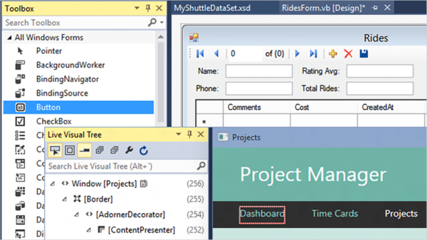 Visual Studio .NET IDE – Develop Apps with C#, VB, ASP.NET