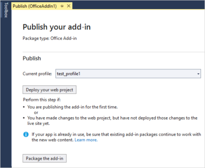 Office Developer Tools | Visual Studio