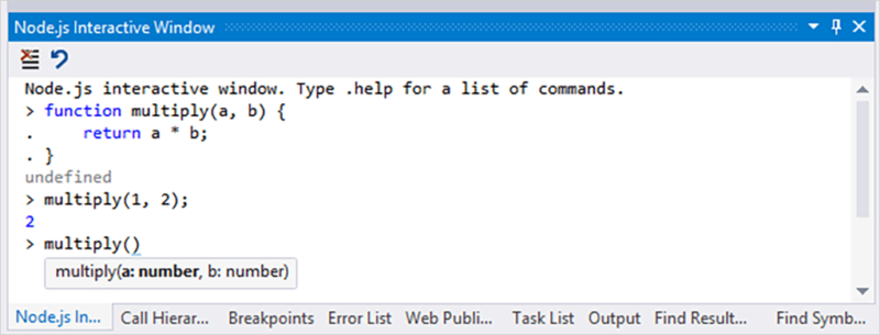 Node.js Developer Tools | Visual Studio
