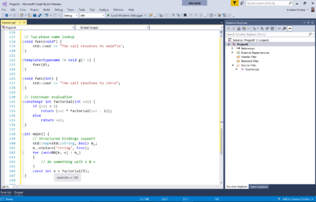 Visual Studio C/C++ IDE and Compiler for Windows