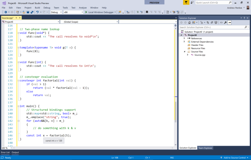 Windows için Visual Studio C/C++ IDE ve Derleyici