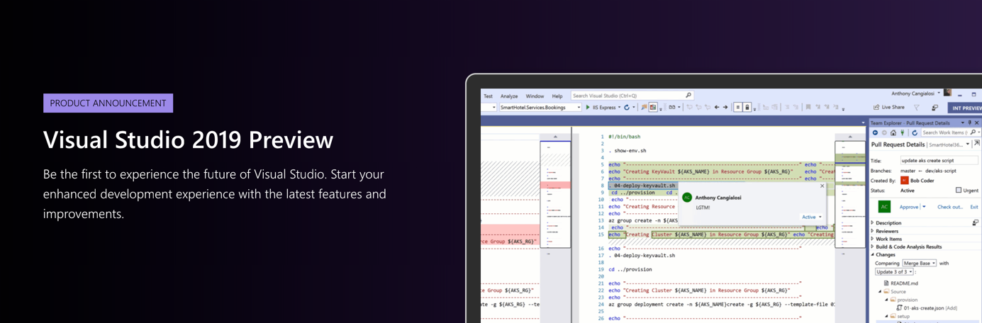 Visual Studio 预览