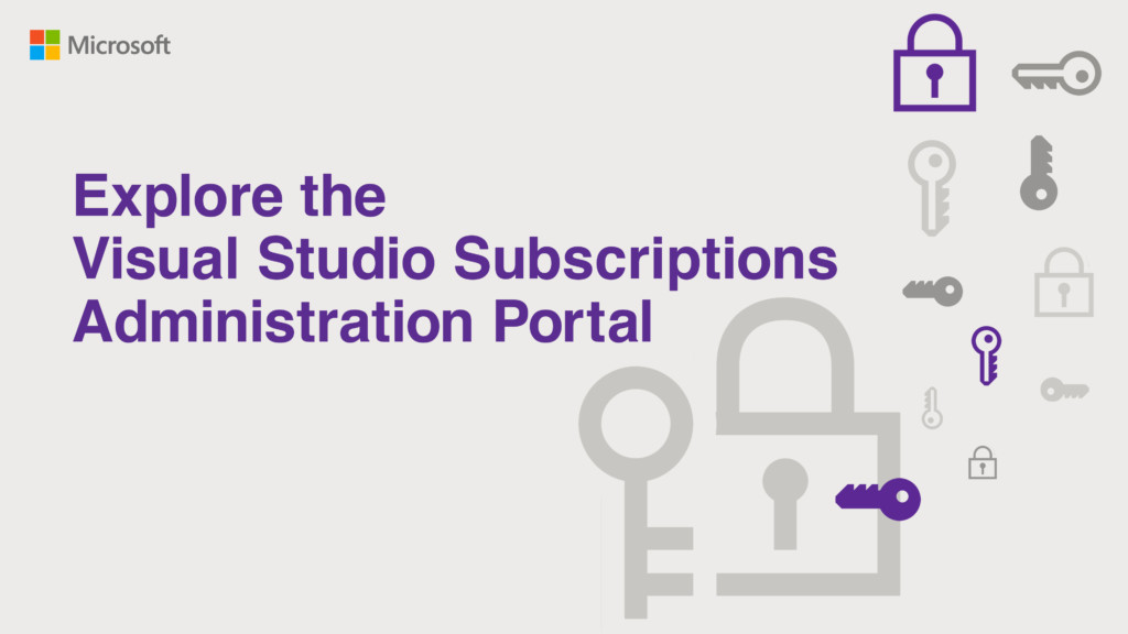 Administración de suscripciones a Visual Studio - Visual Studio
