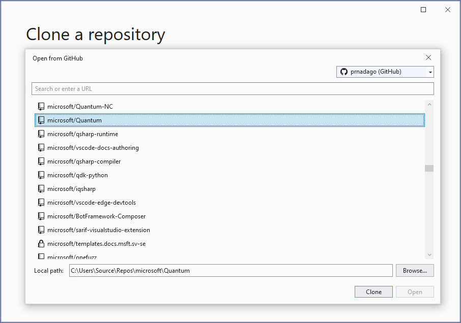 Visual Studio And GitHub