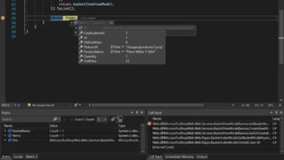 Visual Studio Diagnostic Tools and Debugger Profile