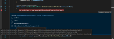 Visual Studio Diagnostic Tools and Debugger Profile