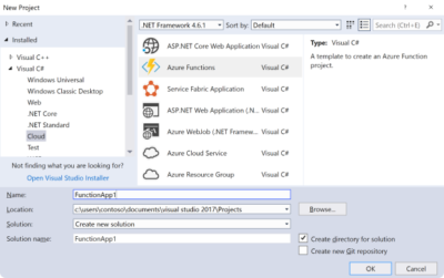 Visual Studio Azure IDE - Cloud Development Tools