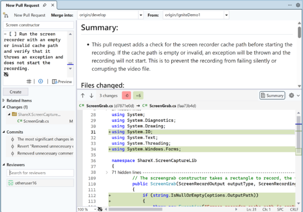 Visual Studio and GitHub